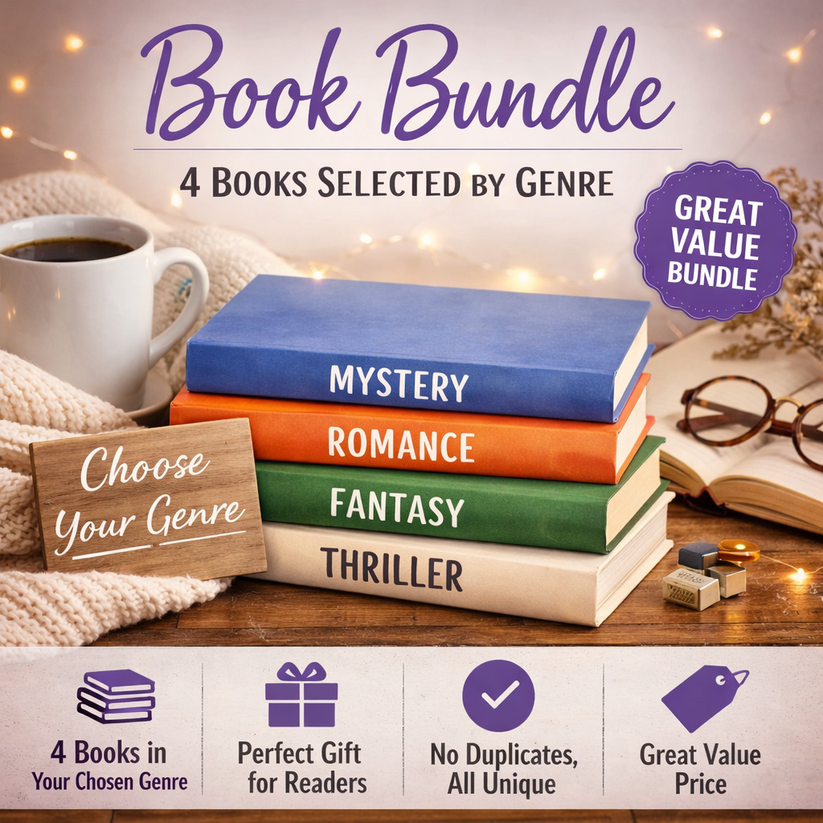 Mystery Book Bundle UK | 4 Surprise Reads Gift Box – Bookish Blindside
